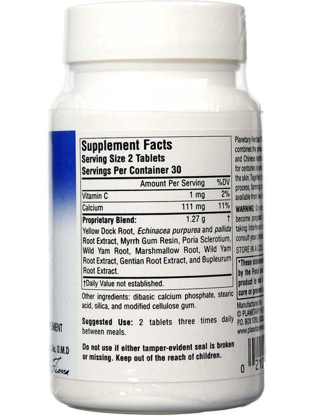 Planetary Herbals, Yellow Dock Skin Cleanse™ 610 mg, 60 Tablets ...